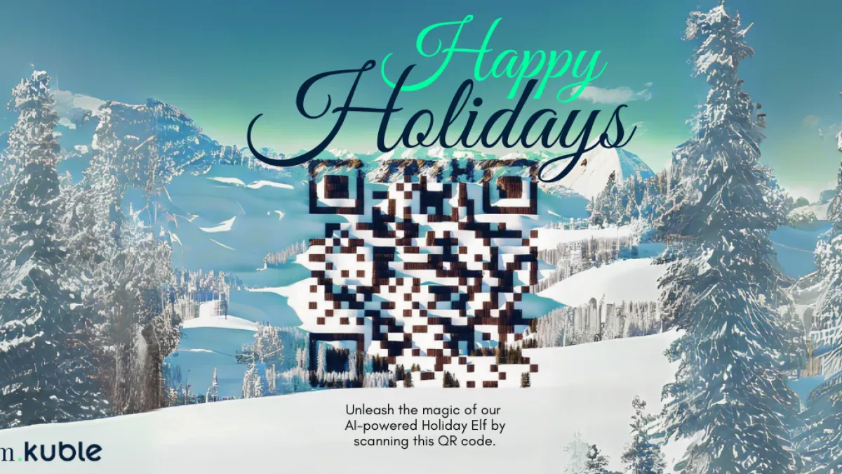 Happy Holidays from Kuble, Metaverse Academy & Our AI-Powered Lumen Elf ...